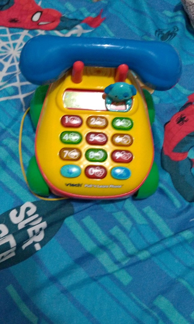 VTech Pull & Lights Phone, Babies & Kids, Infant Playtime on Carousell
