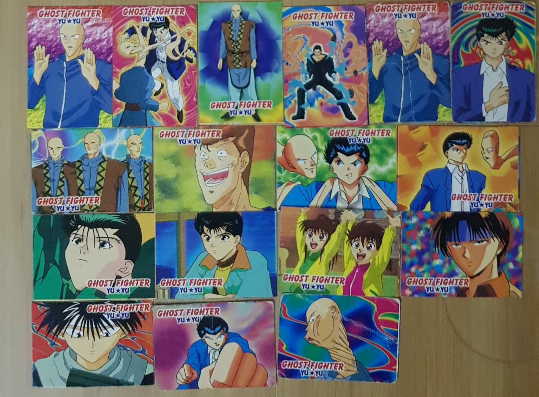 Yuyu Hakusho Ghost Fighter Teks Halfsize 16 pcs 90s Vintage, Hobbies ...