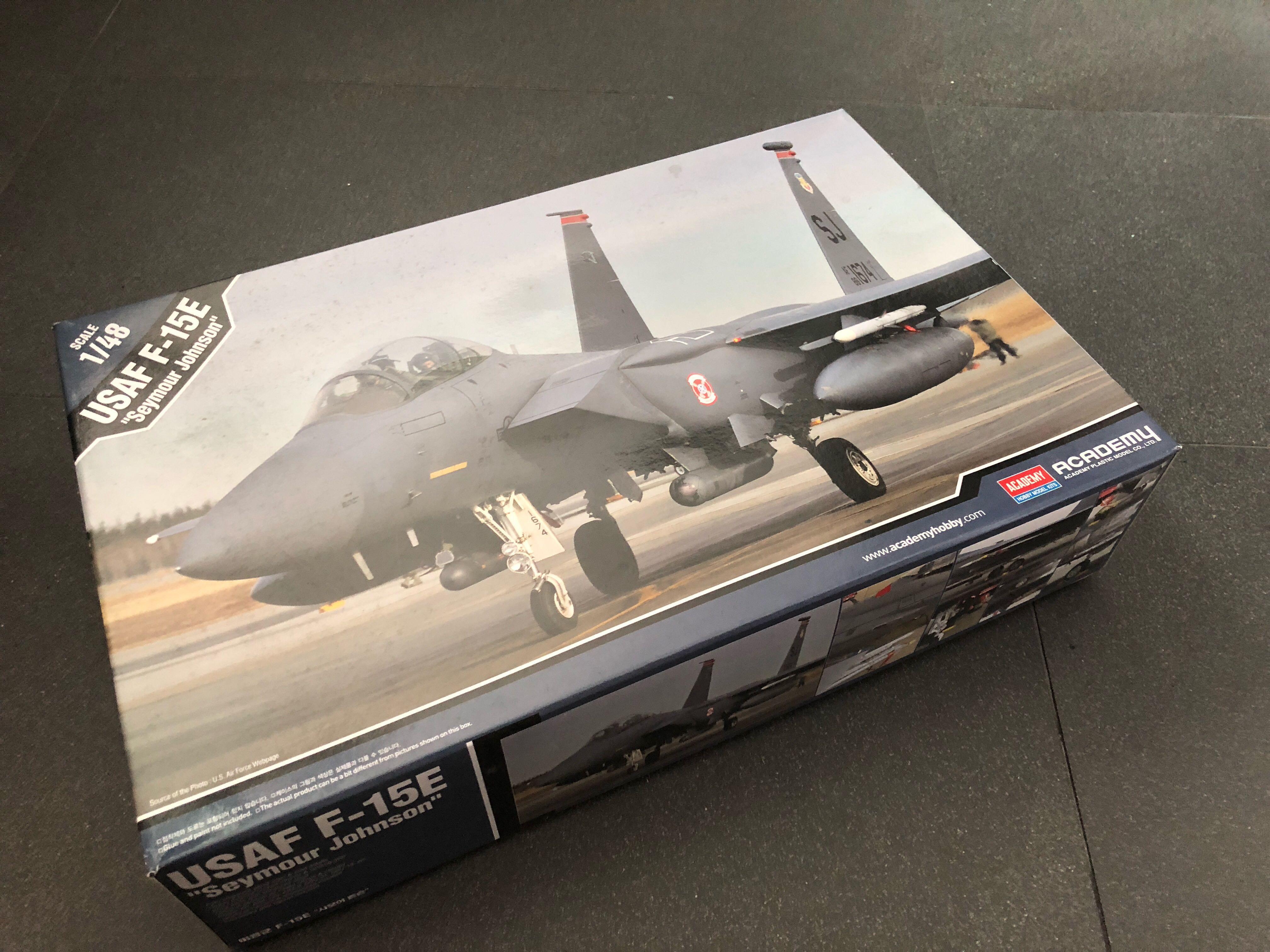 1/48 F-15e Fighter Jet model kit, Hobbies & Toys, Toys & Games on Carousell