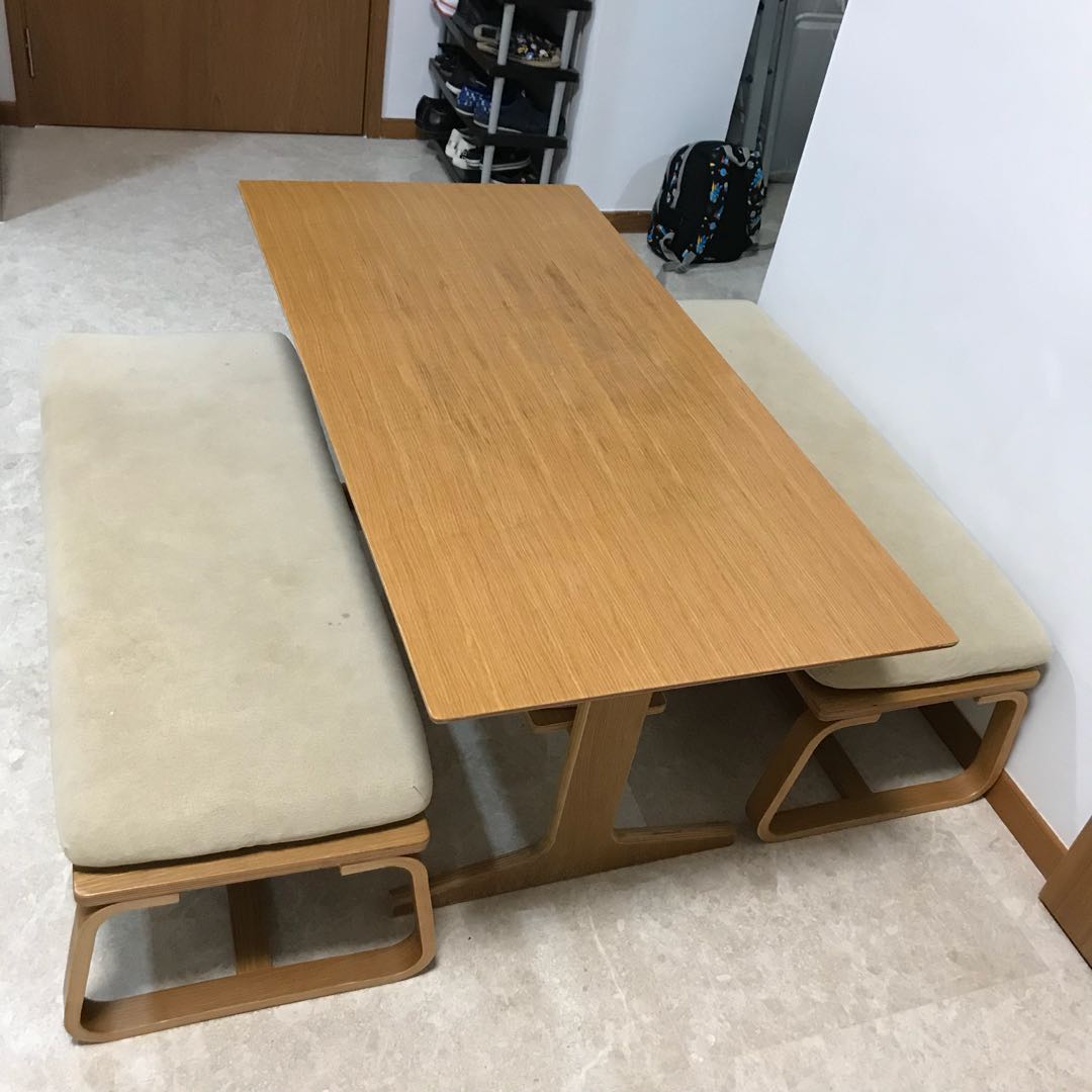 Authentic Muji Coffee Table Set, Furniture & Home Living, Furniture ...