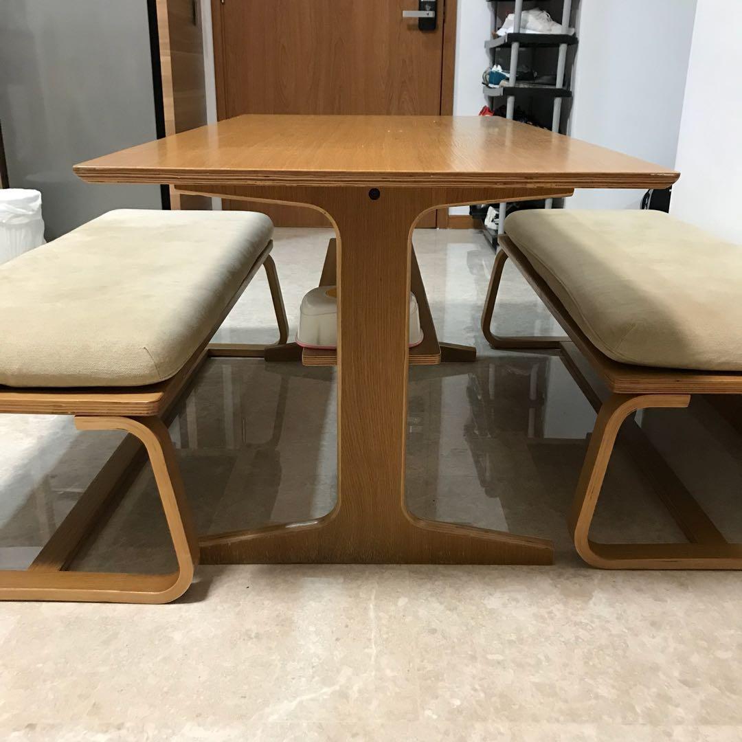 Authentic Muji Coffee Table Set, Furniture & Home Living, Furniture ...