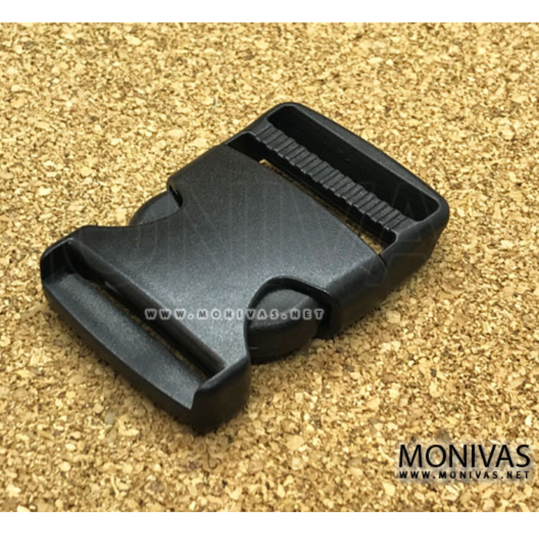 Big 3cm Black Multipurpose Plastic Side Release Snap Buckle DIY Camping ...
