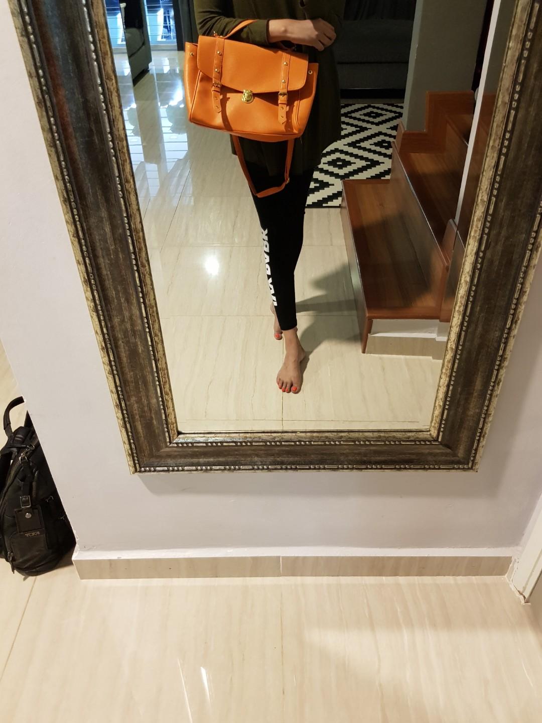 Bright Orange handbag, Women's Fashion, Bags & Wallets, Purses ...