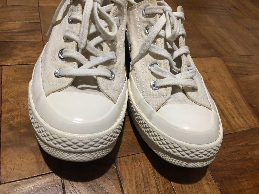 Converse Chuck Taylor All Star Lo- Dirty White, Women's Fashion ...