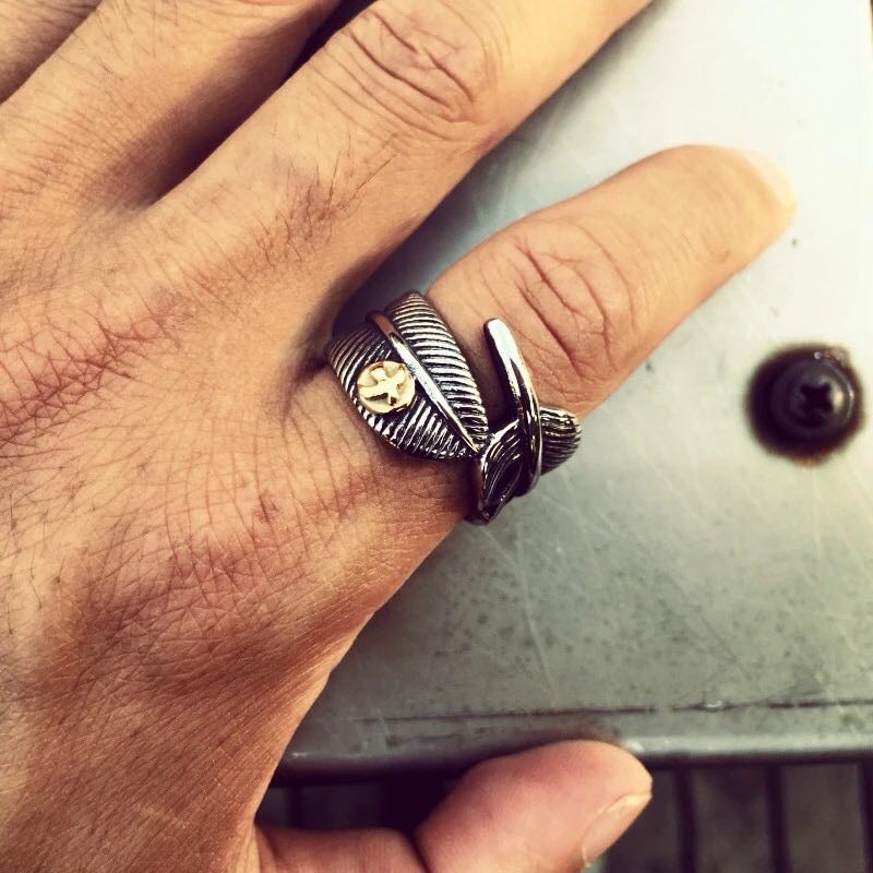 Goros feather ring store