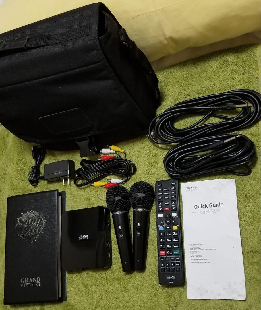 Grand Karaoke Set, TV & Home Appliances, TV & Entertainment ...