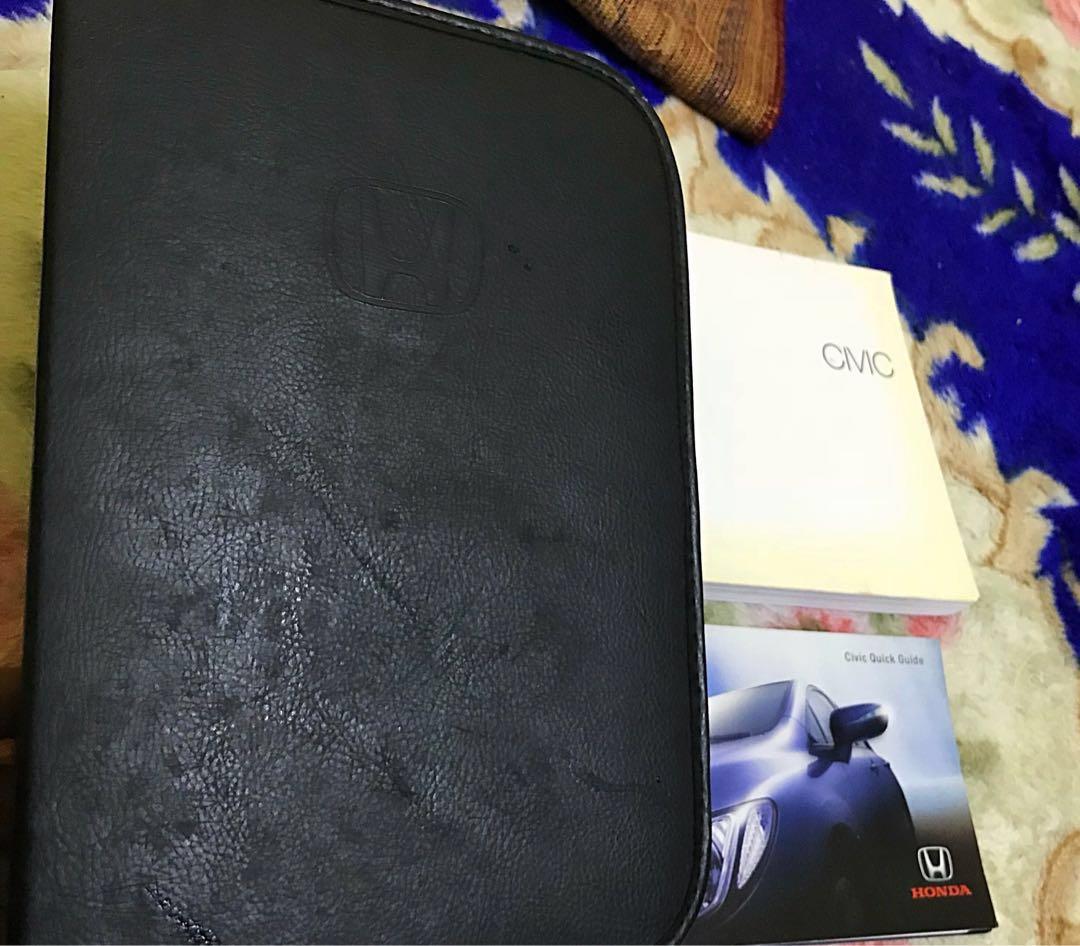 Honda Civic FD Guide and Manual Book, Cars, Cars for Sale on Carousell