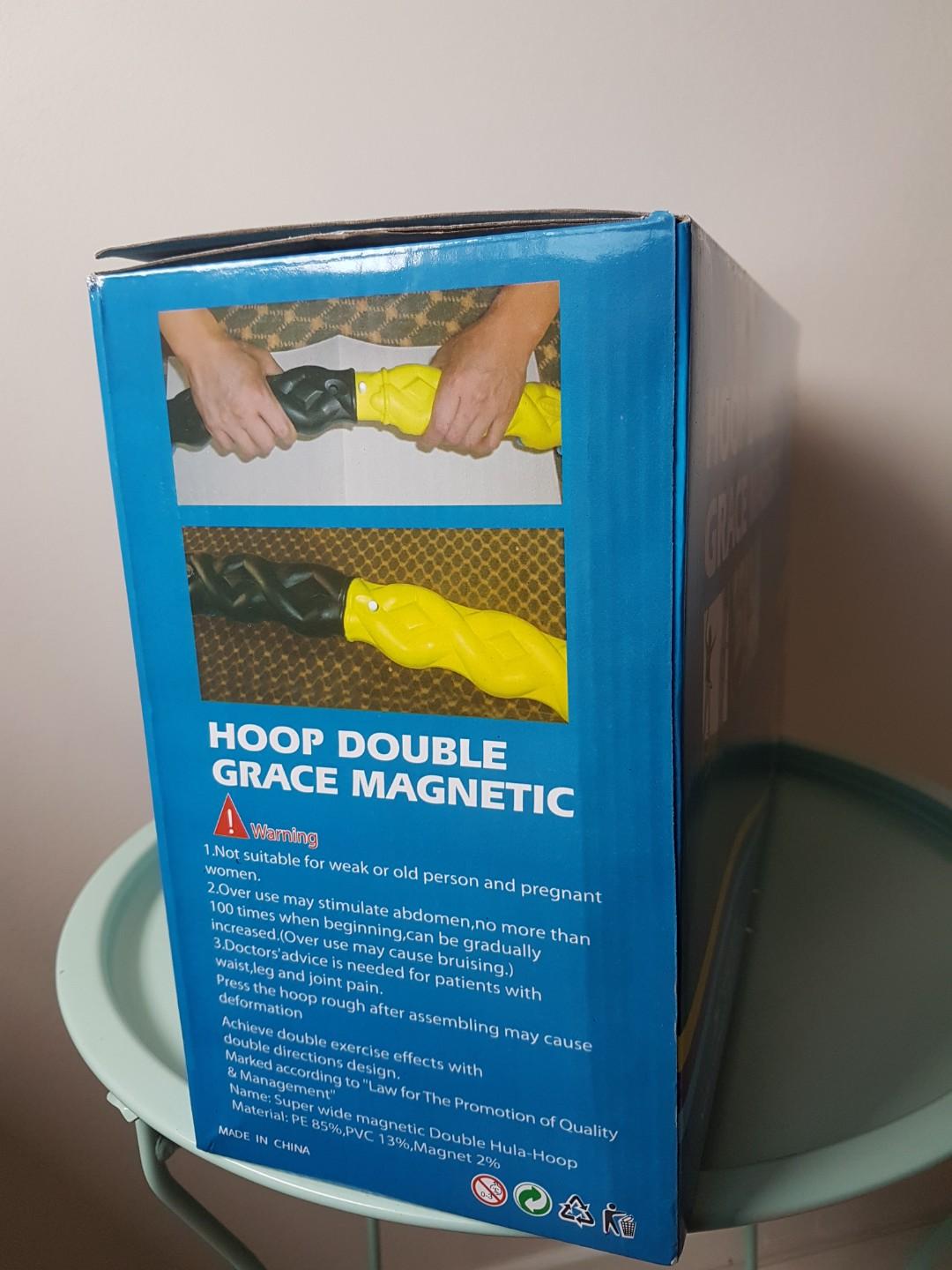 Hoop Double Grace Magnetic, Sports Equipment, Exercise & Fitness ...