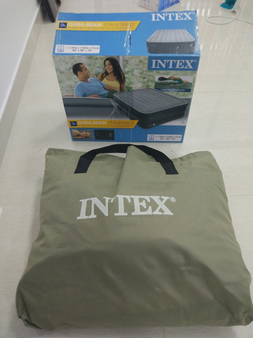 Intex Airbed, Furniture & Home Living, Furniture, Bed Frames & Mattresses on Carousell