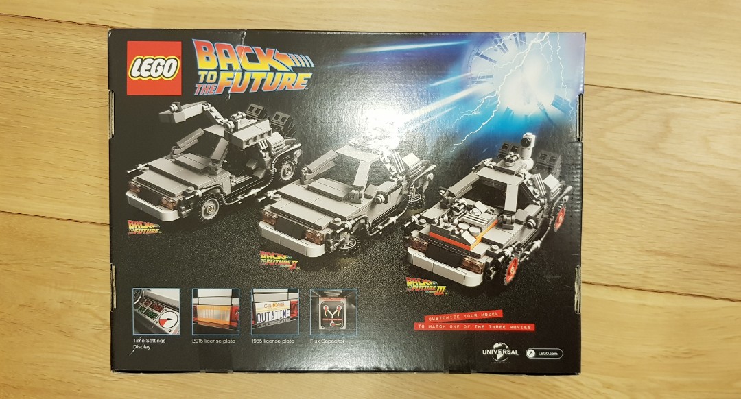 Lego DeLorean Time Machine set. RARE! Discontinued by Lego, Toys ...