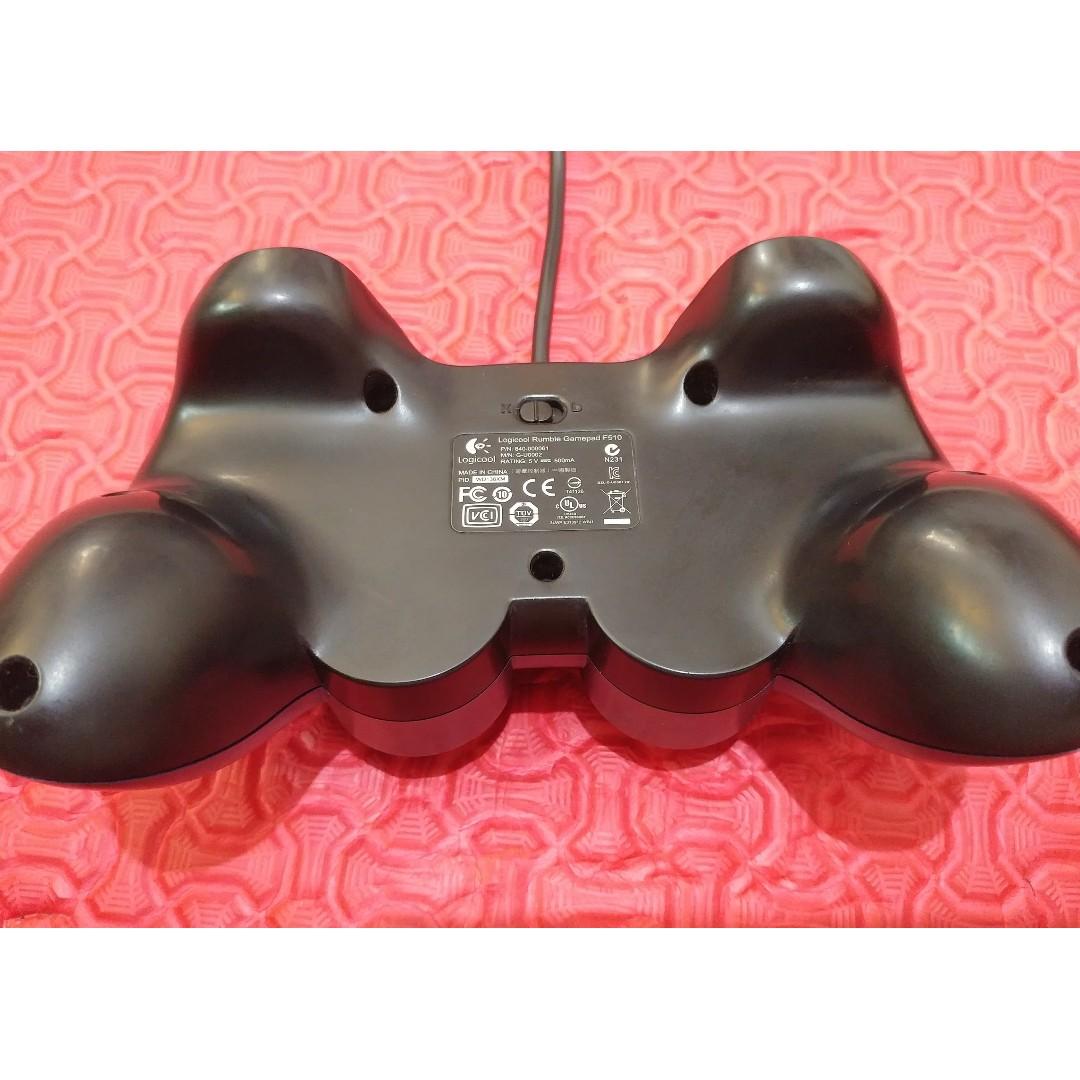Logicool F51 (Logitech F510) Rumble Gamepad, Video Gaming, Gaming ...