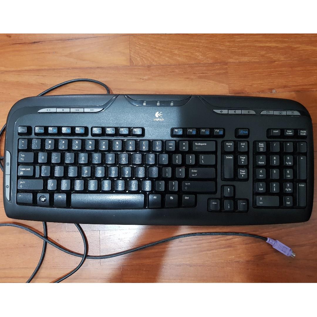 logitech wired keyboard y-sae71, Computers & Tech, Parts & Accessories ...