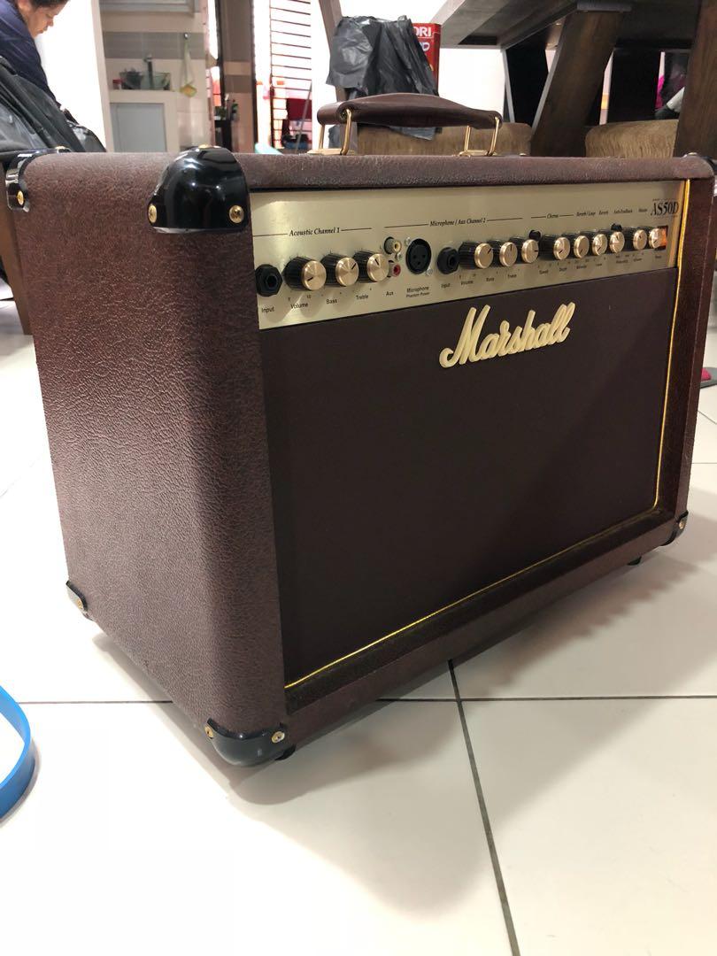 Marshall Acoustic Amp AS50D, Hobbies & Toys, Music & Media, Musical ...