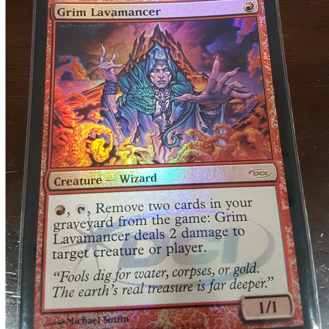 MTG Grim Lavamancer Judge Foil VHTF, Hobbies & Toys, Toys & Games on ...