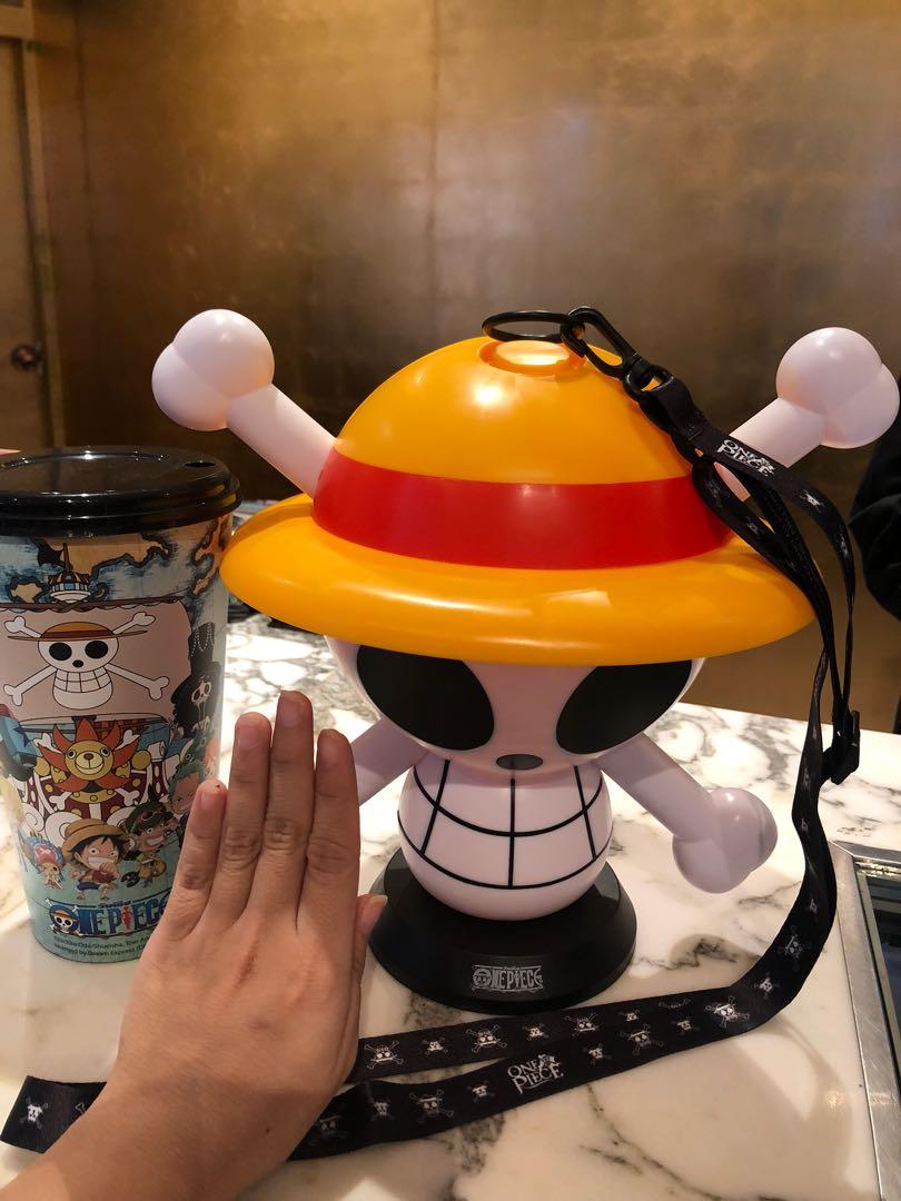 One Piece Popcorn & Cup with lanyard, Hobbies & Toys, Toys & Games on ...