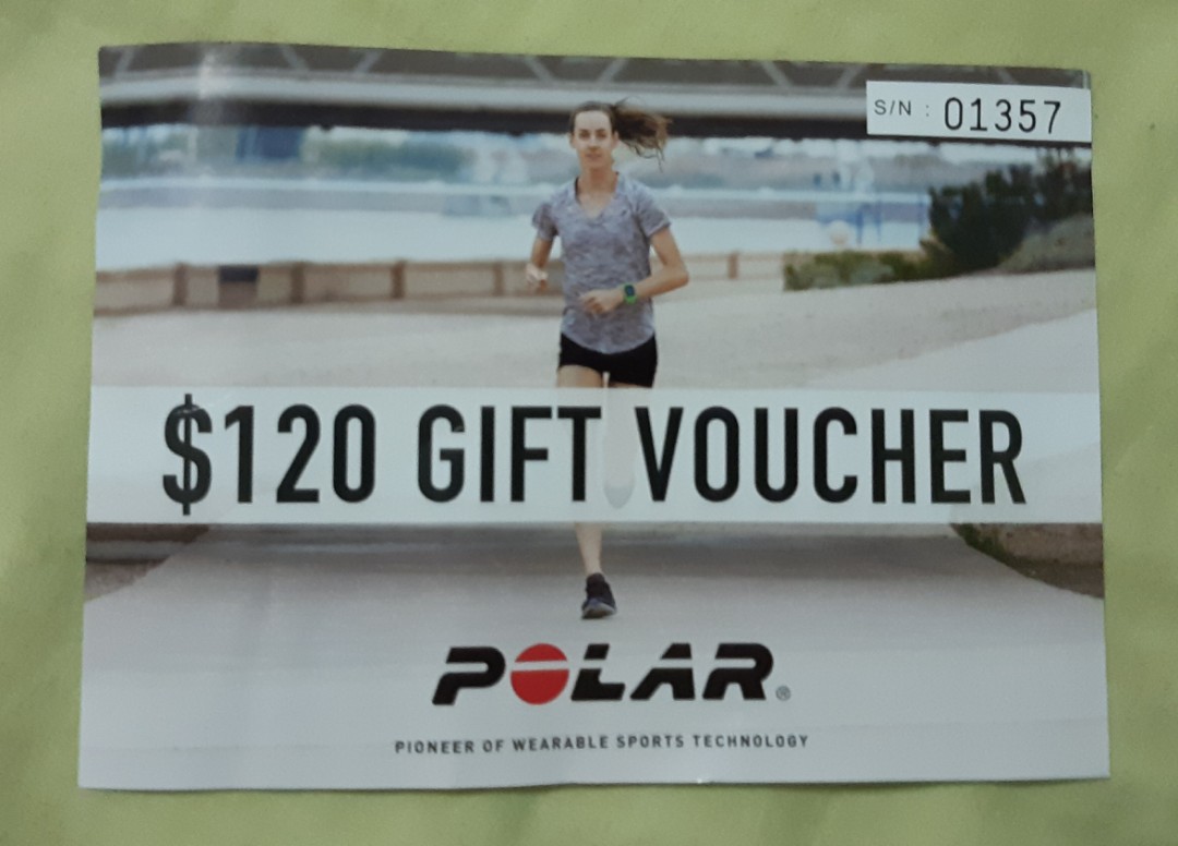 ♡Polar Fitness Tracker - $ 120 Voucher♡, Sports Equipment, Exercise ...