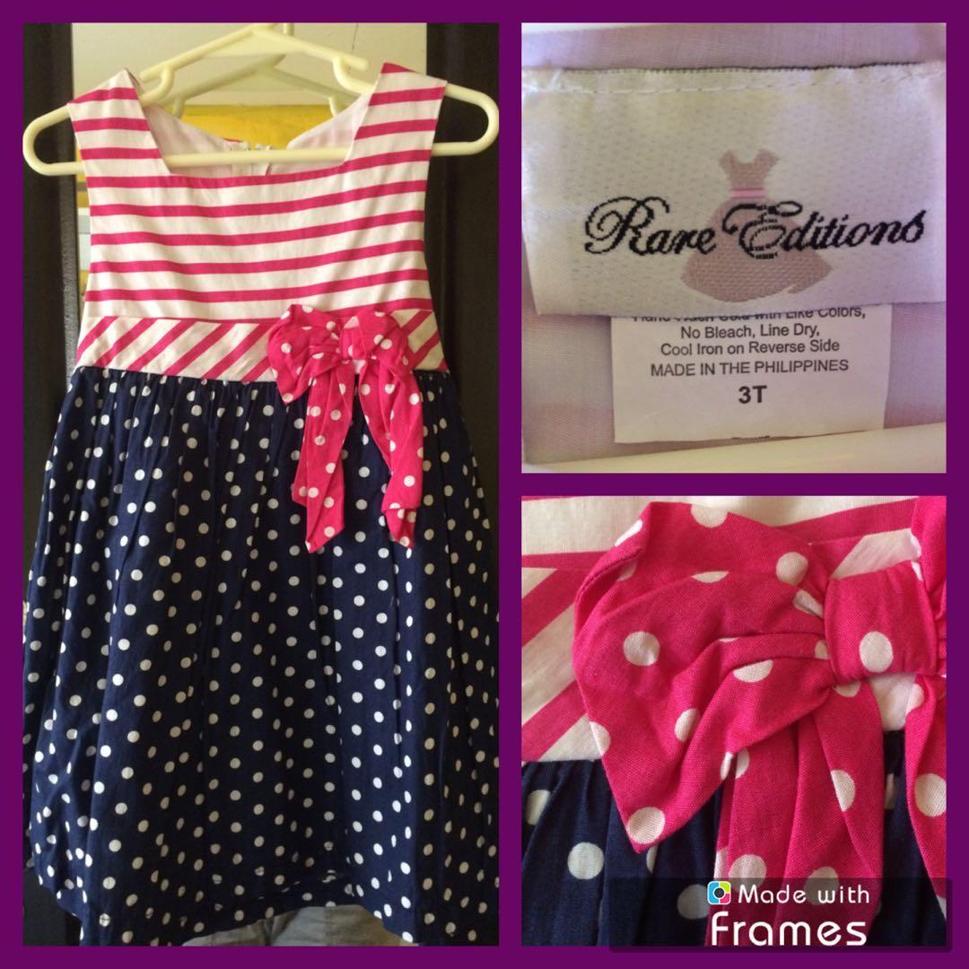 Rare Editions dress, Babies & Kids, Babies & Kids Fashion on Carousell