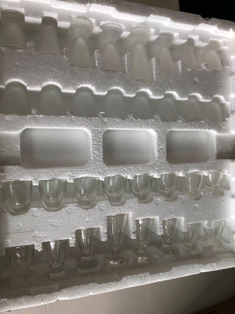 Shot glass chess set. Fun drinking game!, Hobbies & Toys, Toys & Games ...