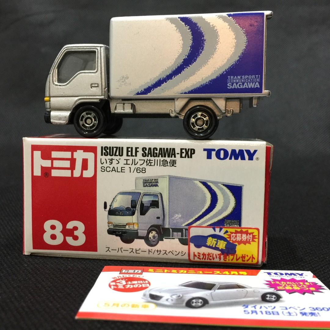 (sold) TOMICA #83 ISUZU ELF SAGAWA-EXP EXPRESS TRUCK, Hobbies & Toys ...