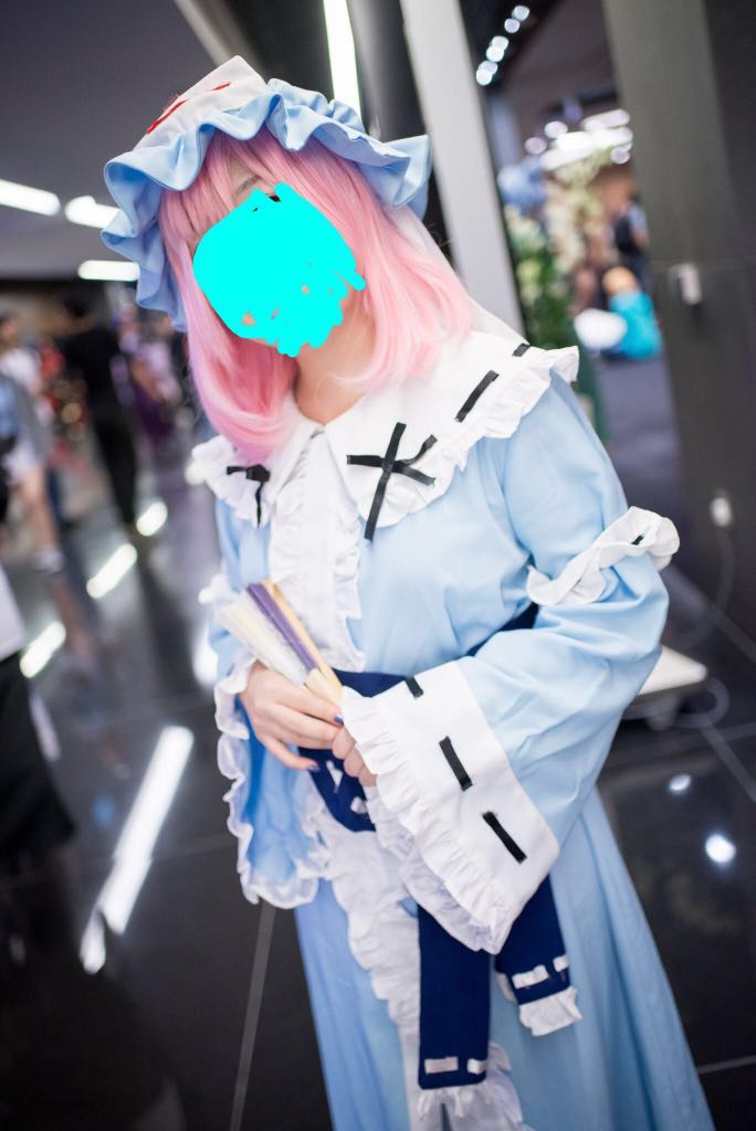 Touhou project - Yuyuko Saijyouji cosplay, Hobbies & Toys, Memorabilia ...