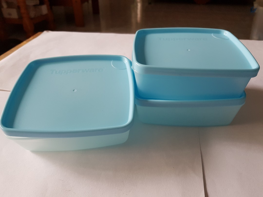 Tupperware - 250ml Shallow Square (3), Everything Else on Carousell