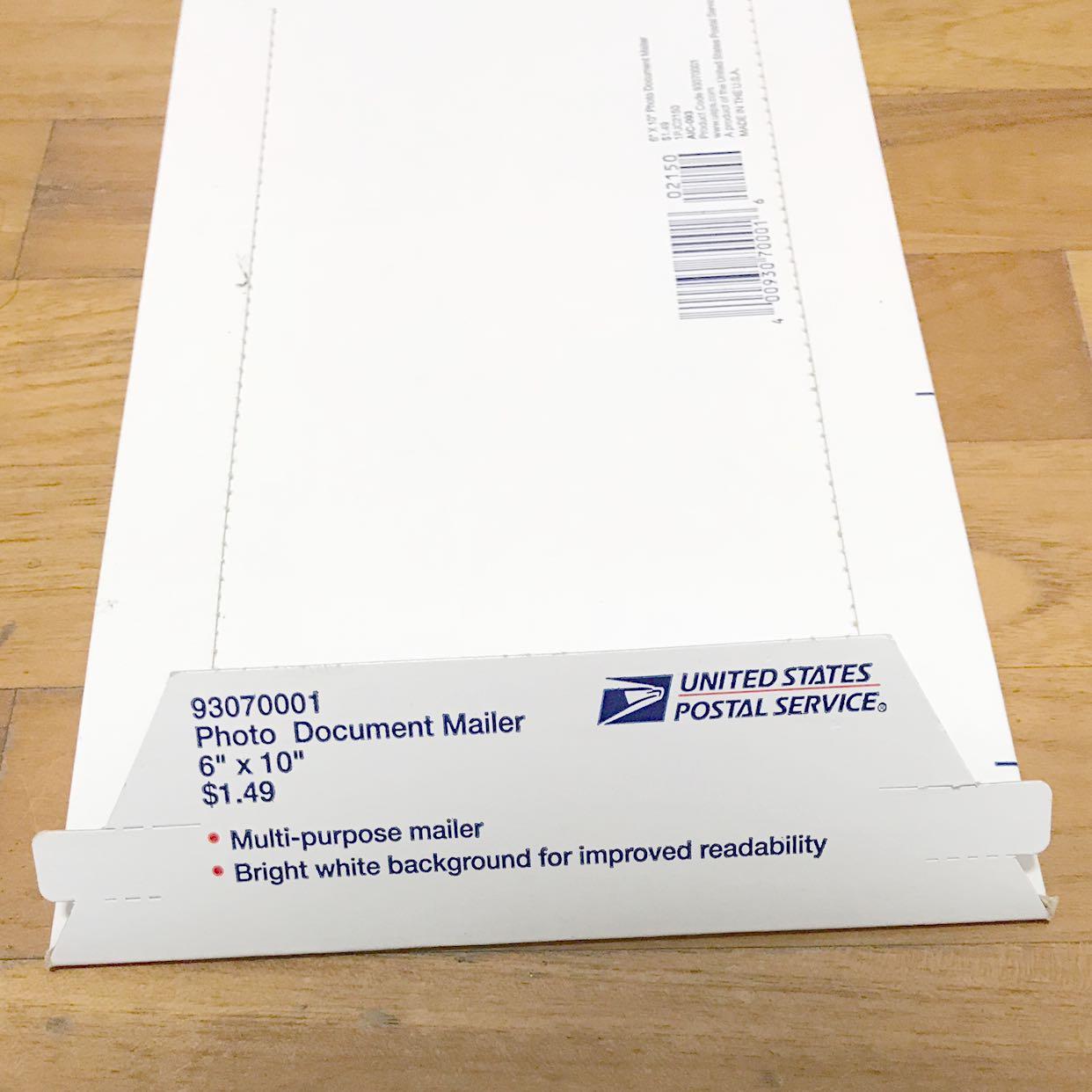 United States Postage Service (USPS) Photo Document Mailer hard ...