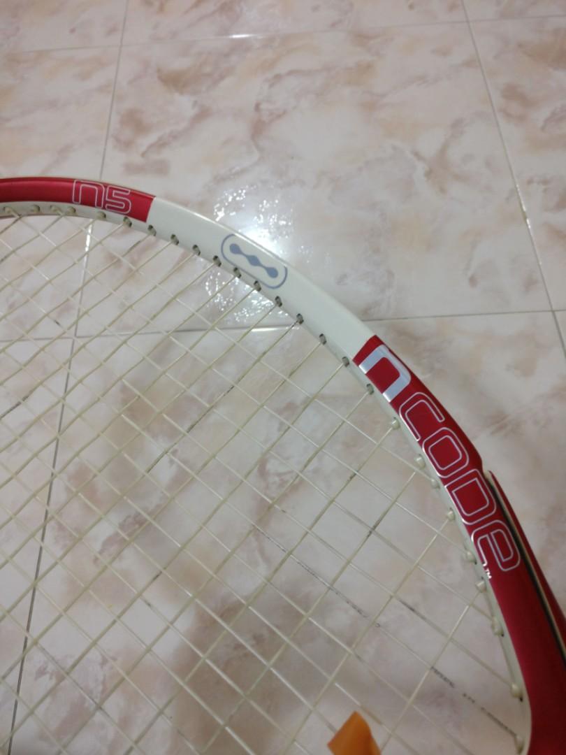 Wilson nCode n5 Tennis, Sports Equipment, Sports & Games, Racket & Ball ...