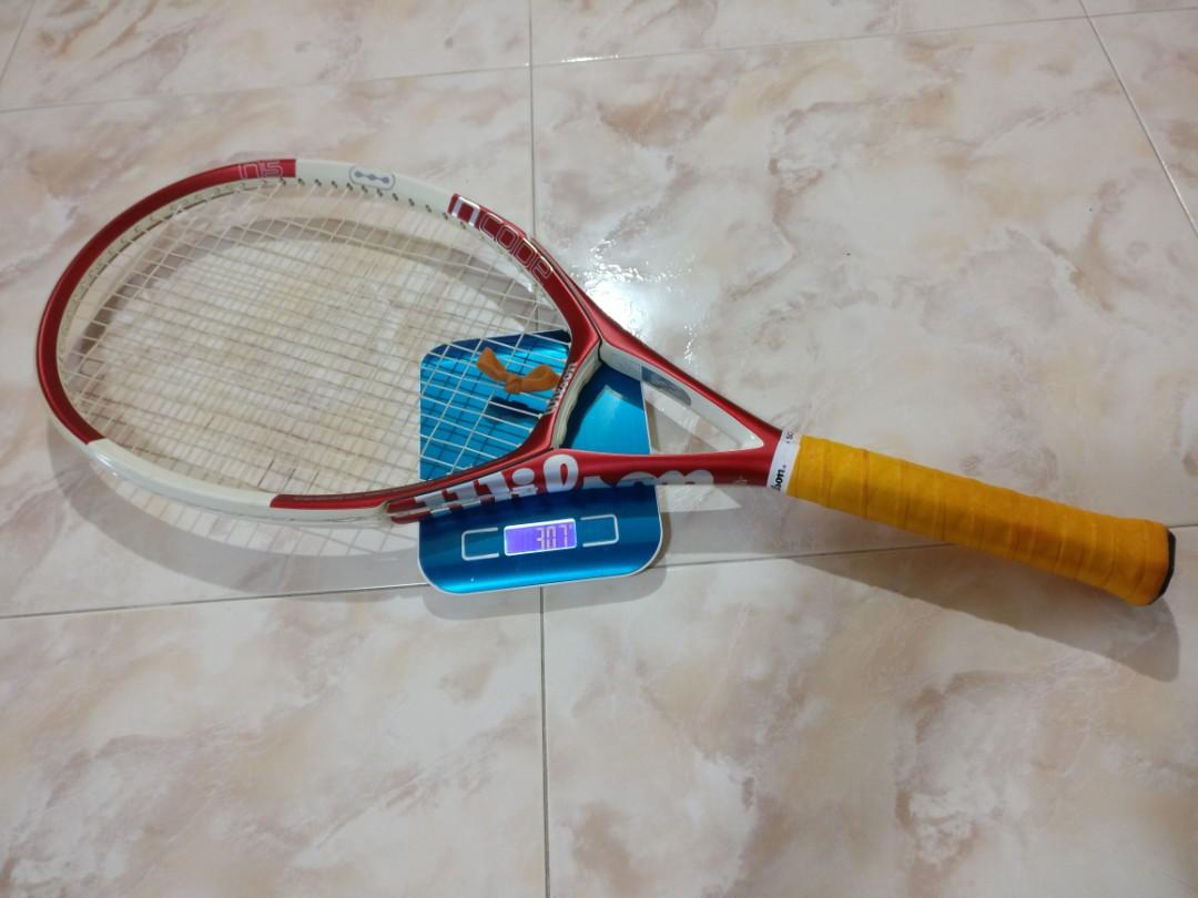 Wilson nCode n5 Tennis, Sports Equipment, Sports & Games, Racket & Ball ...