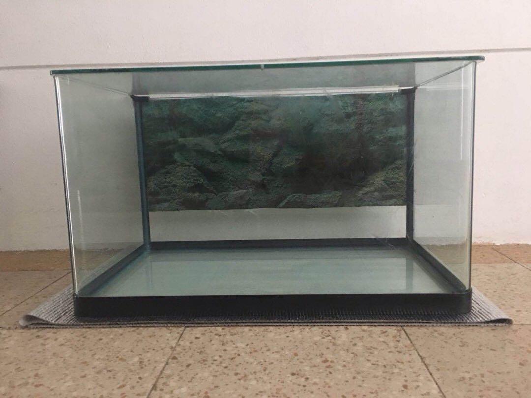 2ft glass fish tank, Everything Else on Carousell