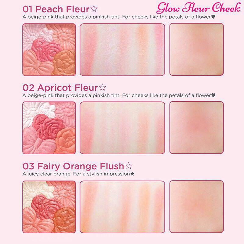 Canmake Glow Fleur Cheek, Beauty & Personal Care, Face, Makeup Products ...