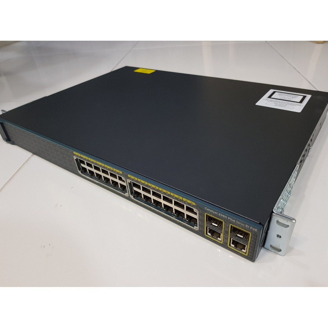 Cisco Catalyst 2960 (WS-C2960+24PC-S), Computers & Tech, Parts ...