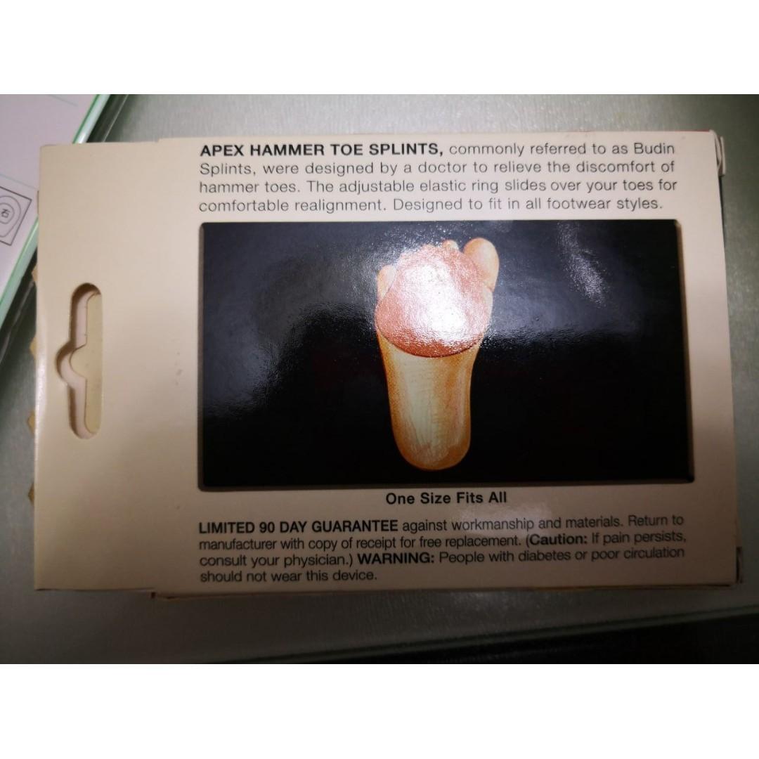Brand New Apex Hammer toe splint, Men's Fashion, Footwear, Shoe inserts ...