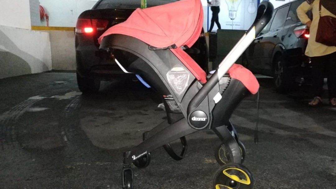 Doona Red 1YO, Babies & Kids, Going Out, Strollers on Carousell