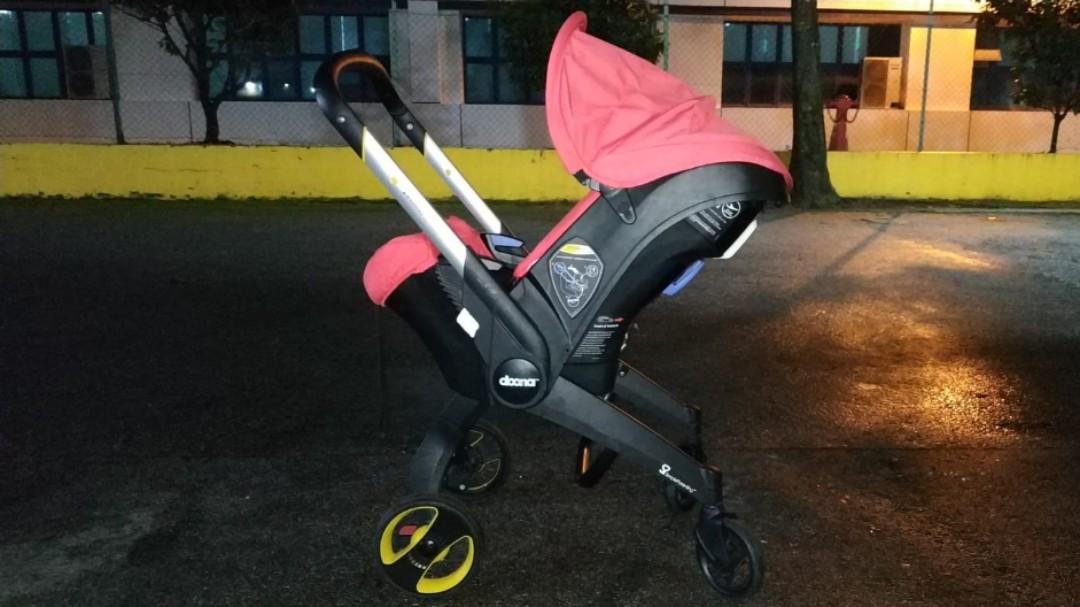 Doona Red 1YO, Babies & Kids, Going Out, Strollers on Carousell