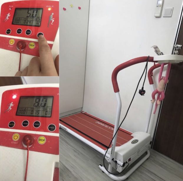 Electric Foldable Threadmill, Sports Equipment, Exercise & Fitness ...