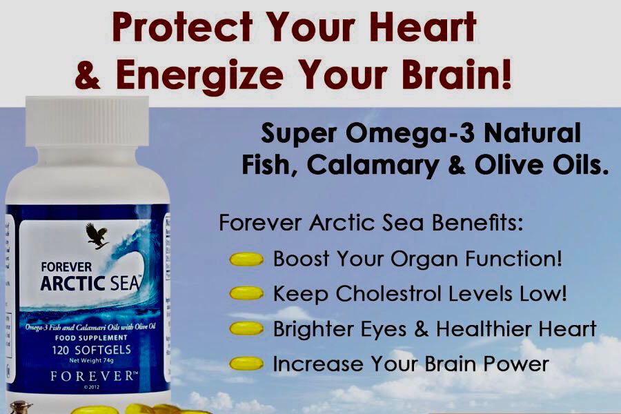 Forever Living Arctic Sea Omega-3 Softgel, Health & Nutrition, Health ...