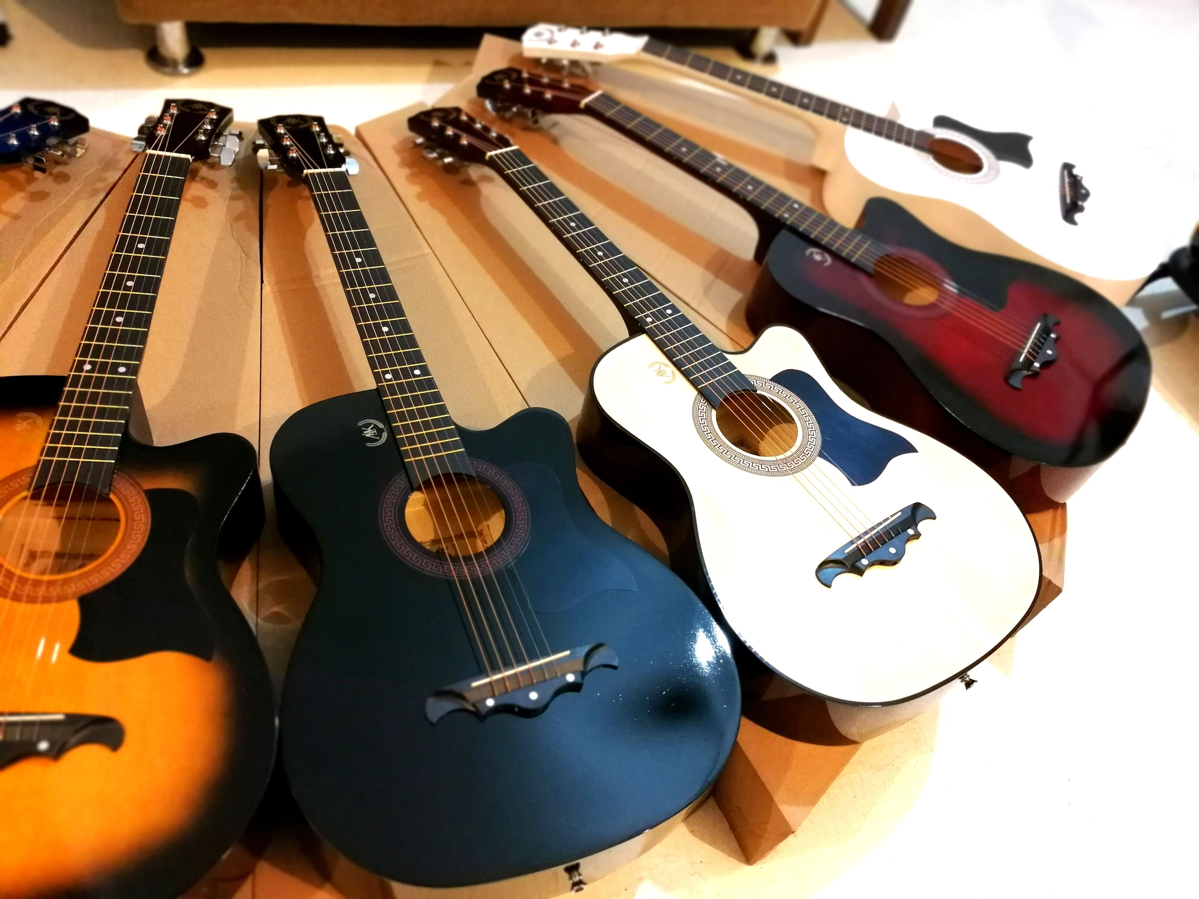 Gitar Akustik Acoustic Guitar Color Free Bag Pick, Hobbies & Toys ...