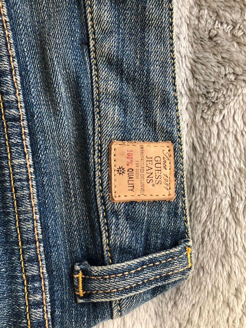 Guess Blue Denim Mini Skirt, Women's Fashion, Bottoms, Skirts on Carousell