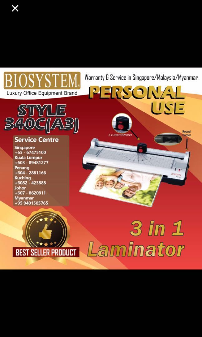 Laminator Biosystem, Computers & Tech, Office & Business Technology on Carousell