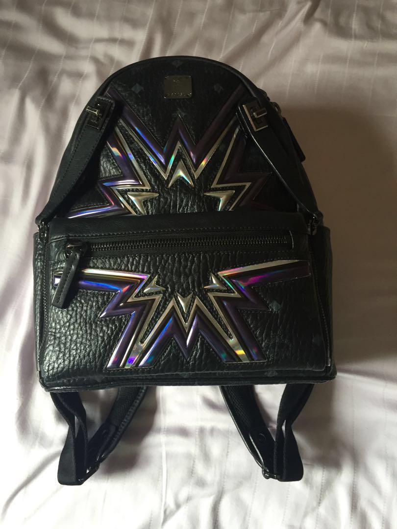 MCM dual cyber bag, Women's Fashion, Bags & Wallets, Backpacks on Carousell