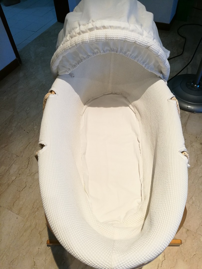 Moses Basket with stand/ Rocker, Babies & Kids, Baby Nursery & Kids ...