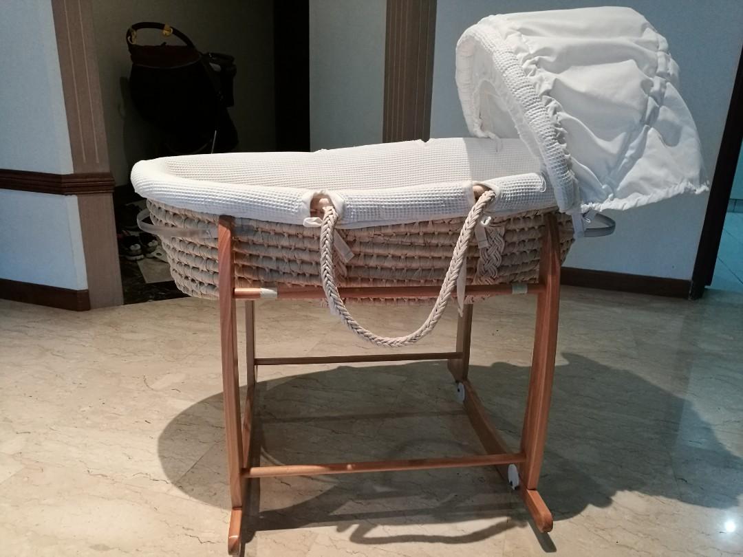 Moses Basket with stand/ Rocker, Babies & Kids, Baby Nursery & Kids ...