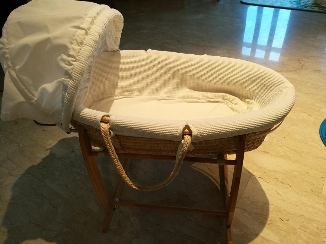 Moses Basket with stand/ Rocker, Babies & Kids, Baby Nursery & Kids ...