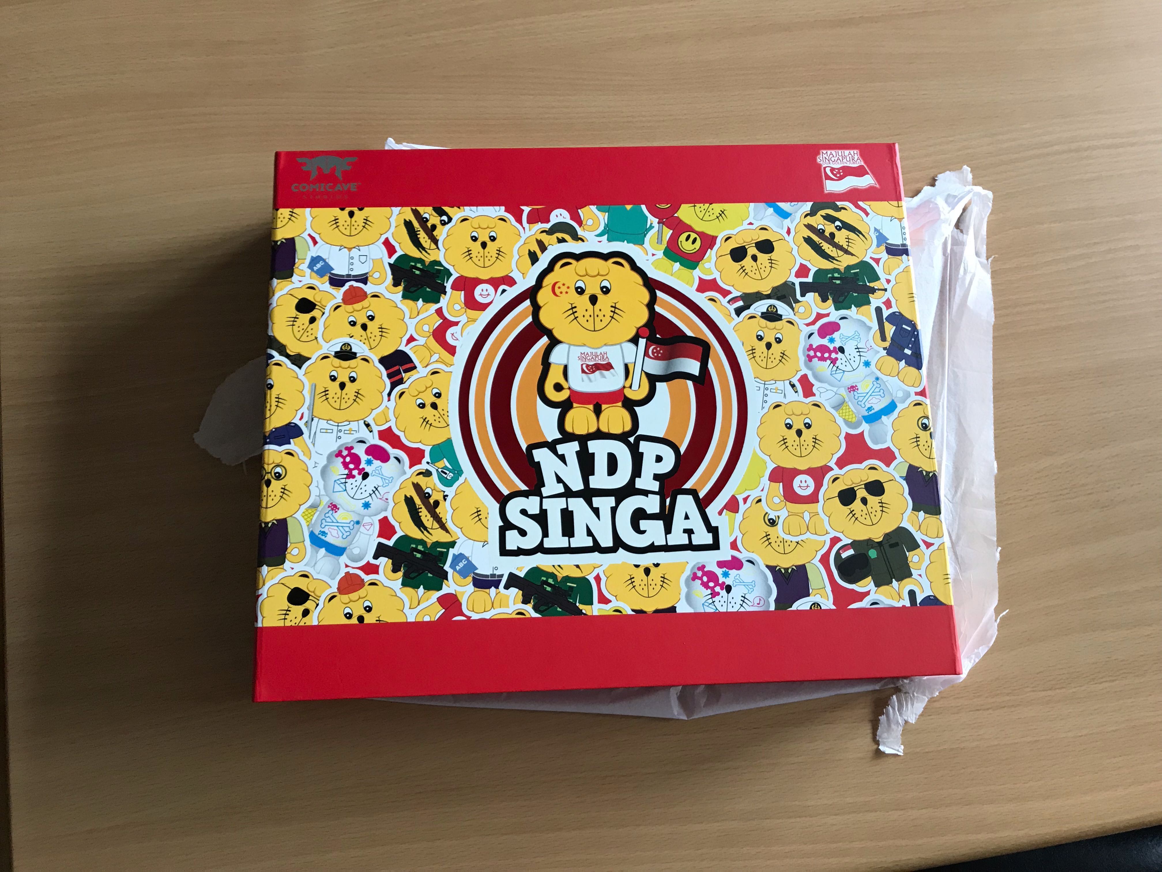 NDP Singa lion SG 50 box set. Rare and mint condition, with free gift ...