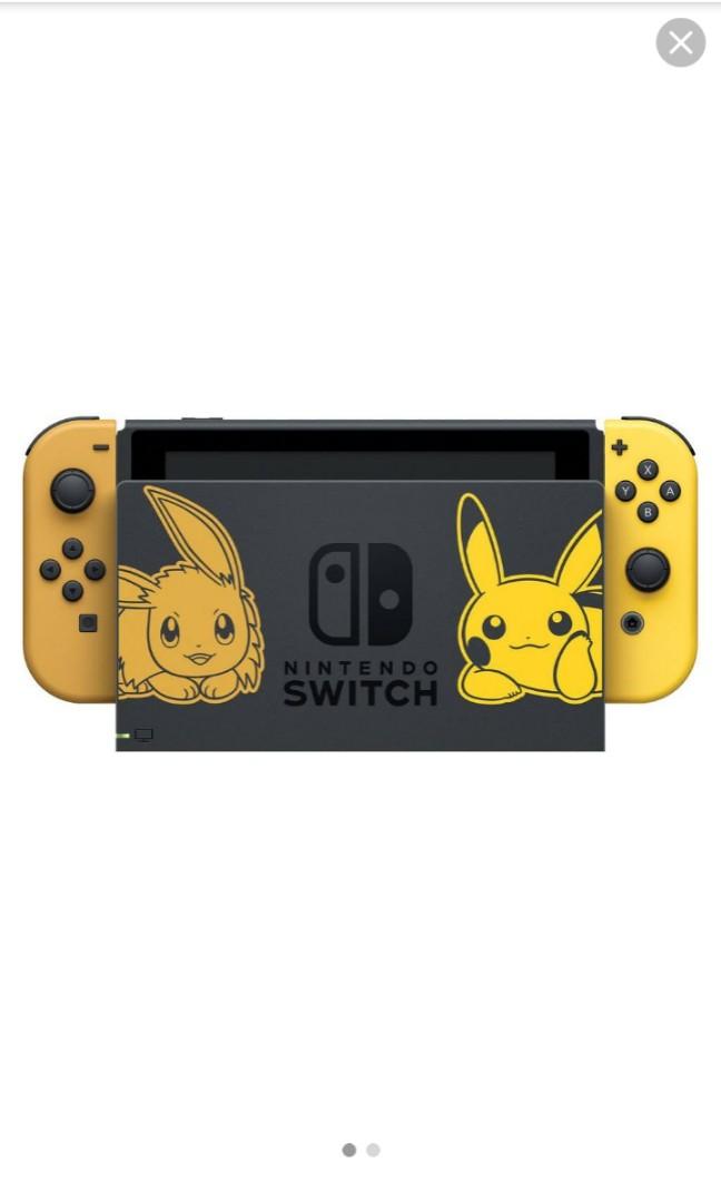 Pre-order Pokemon nitendo switch console / joy con, Video Gaming, Video ...