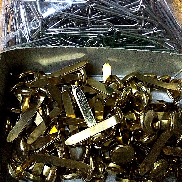 Round-Head Paper Fastener x 10, Hobbies & Toys, Stationery & Craft ...