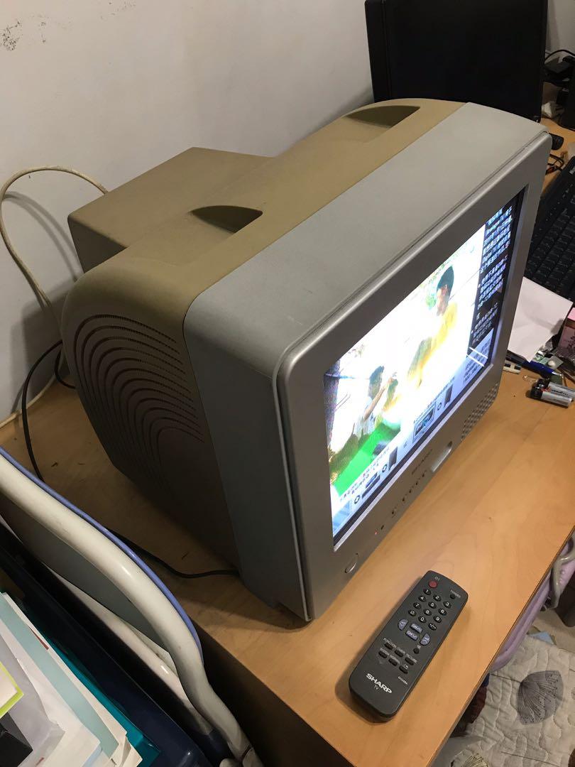 Sharp 14 inch CRT TV, TV & Home Appliances, TV & Entertainment, TV on ...