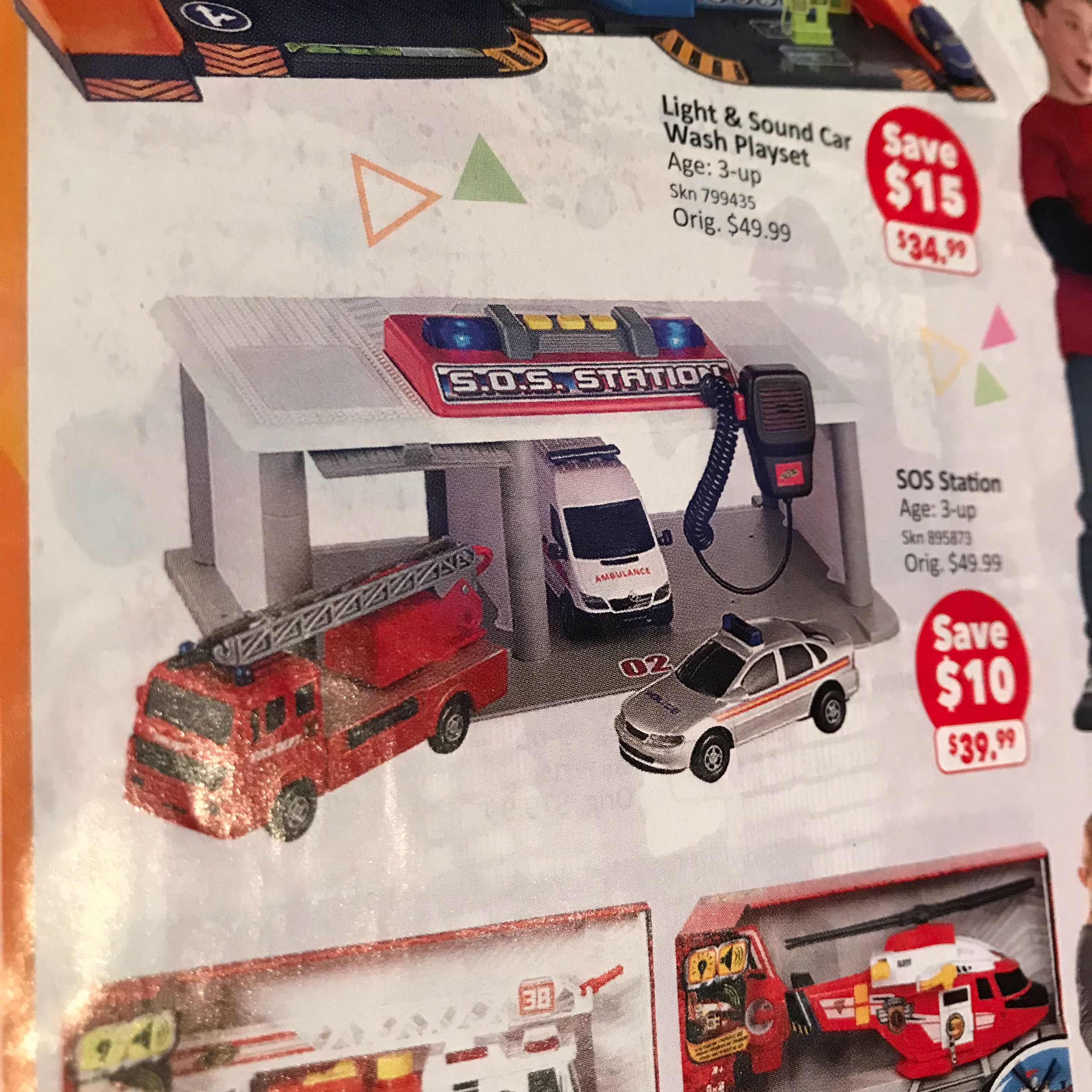 Sos Station Toy garage and cars, Hobbies & Toys, Toys & Games on Carousell