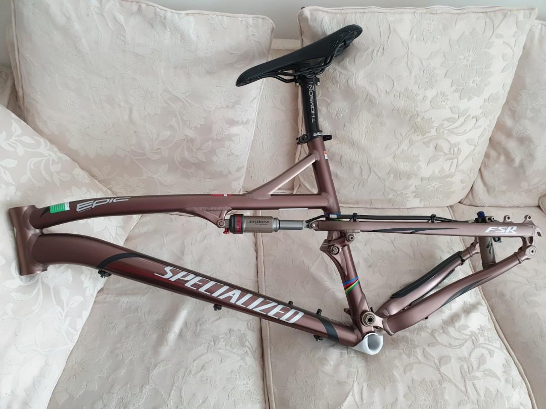 Specialized Epic Marathon - Full-Sus Frame with seat post and saddle ...