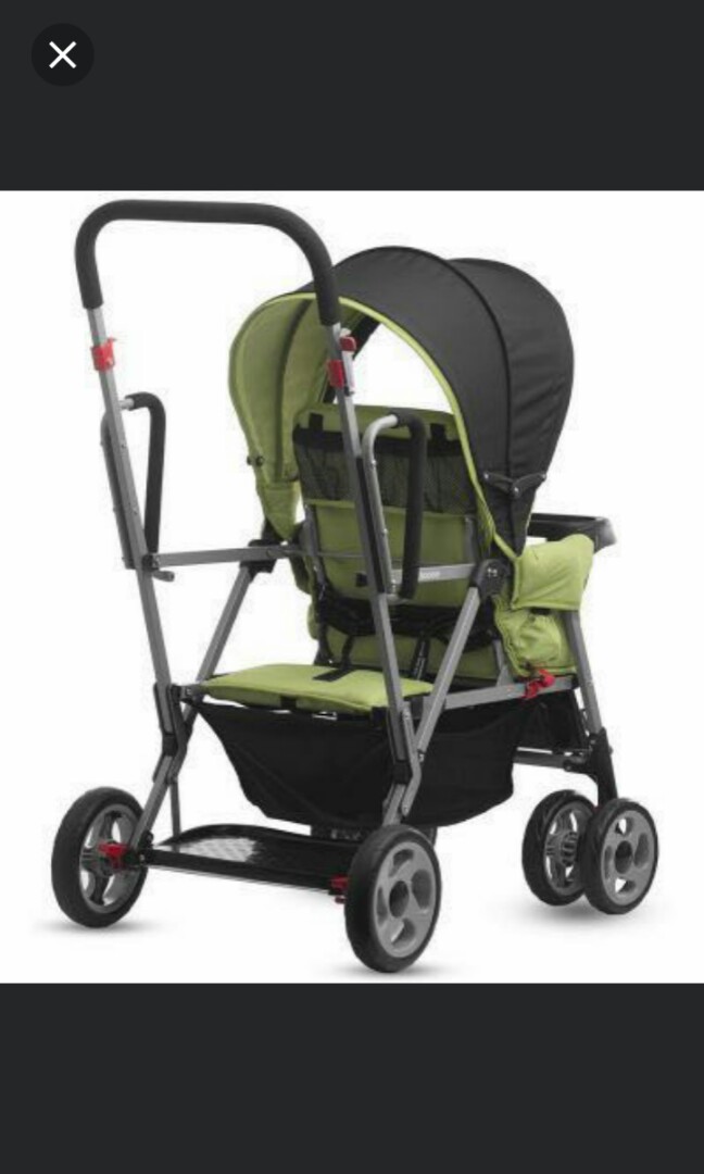 Tandem double stroller, Babies & Kids, Going Out, Strollers on Carousell